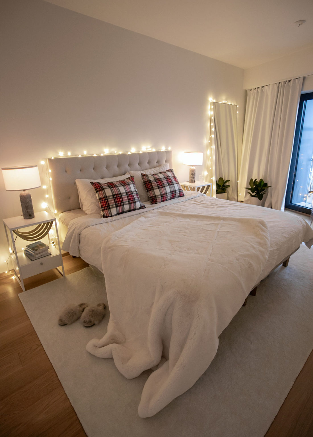 Bedroom Christmas makeover - Mariannan